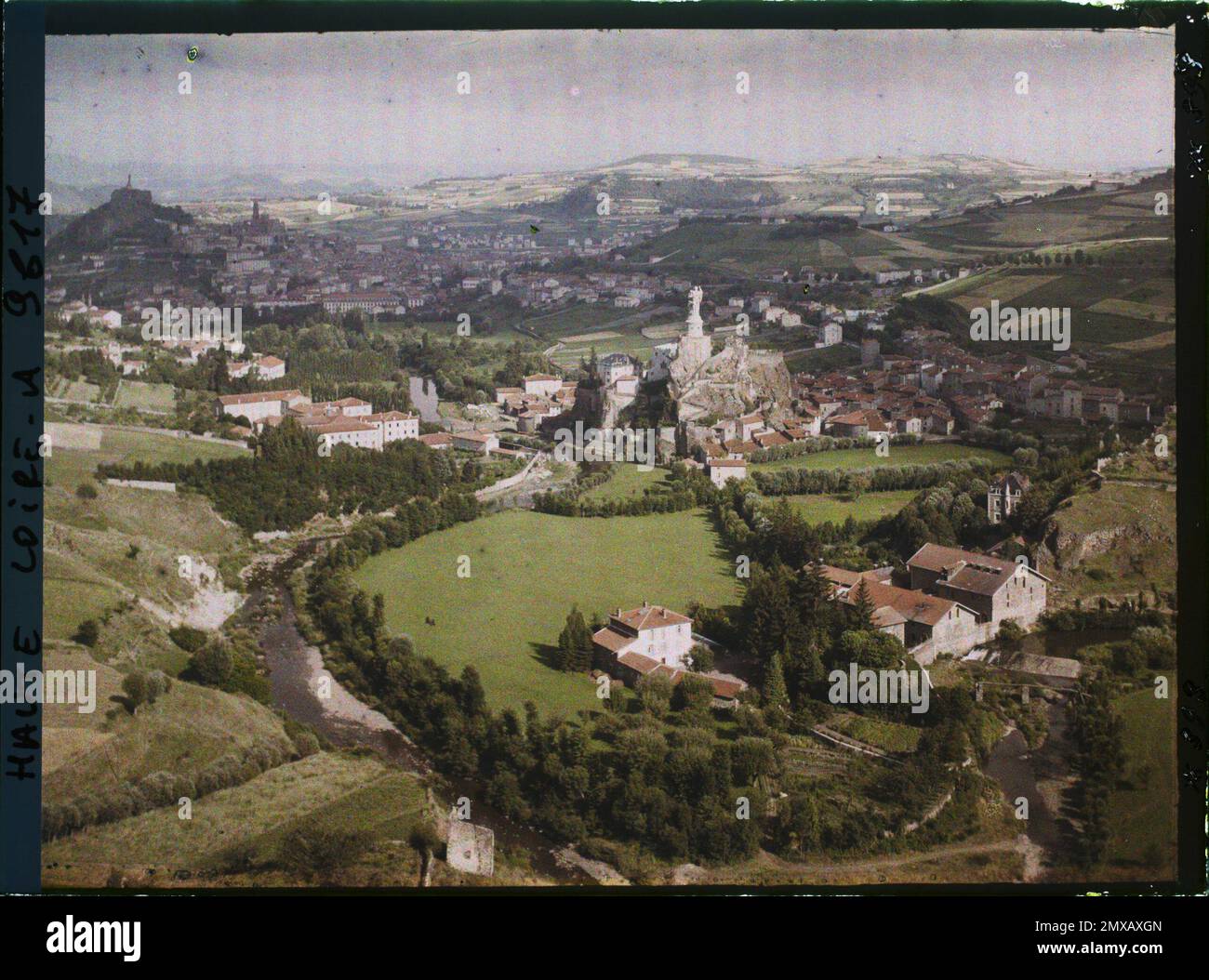 Espaly-Saint-Marcel, France seen on Espaly and Puy-en-Velay taken from ...