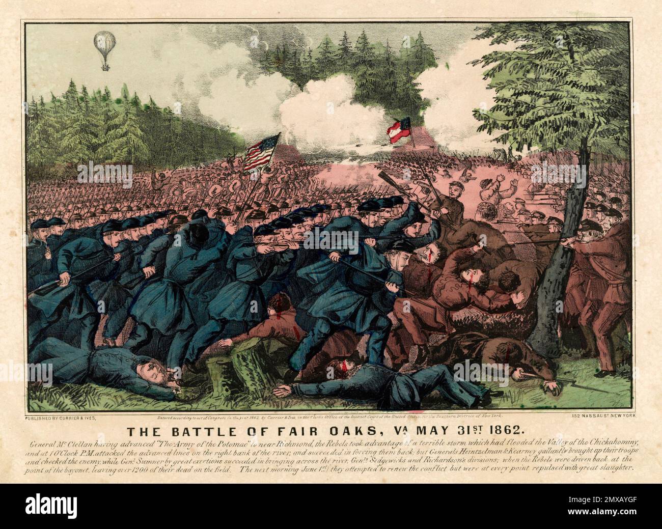 The Battle of Seven Pines (also known as the Battle of Fair Oaks or ...