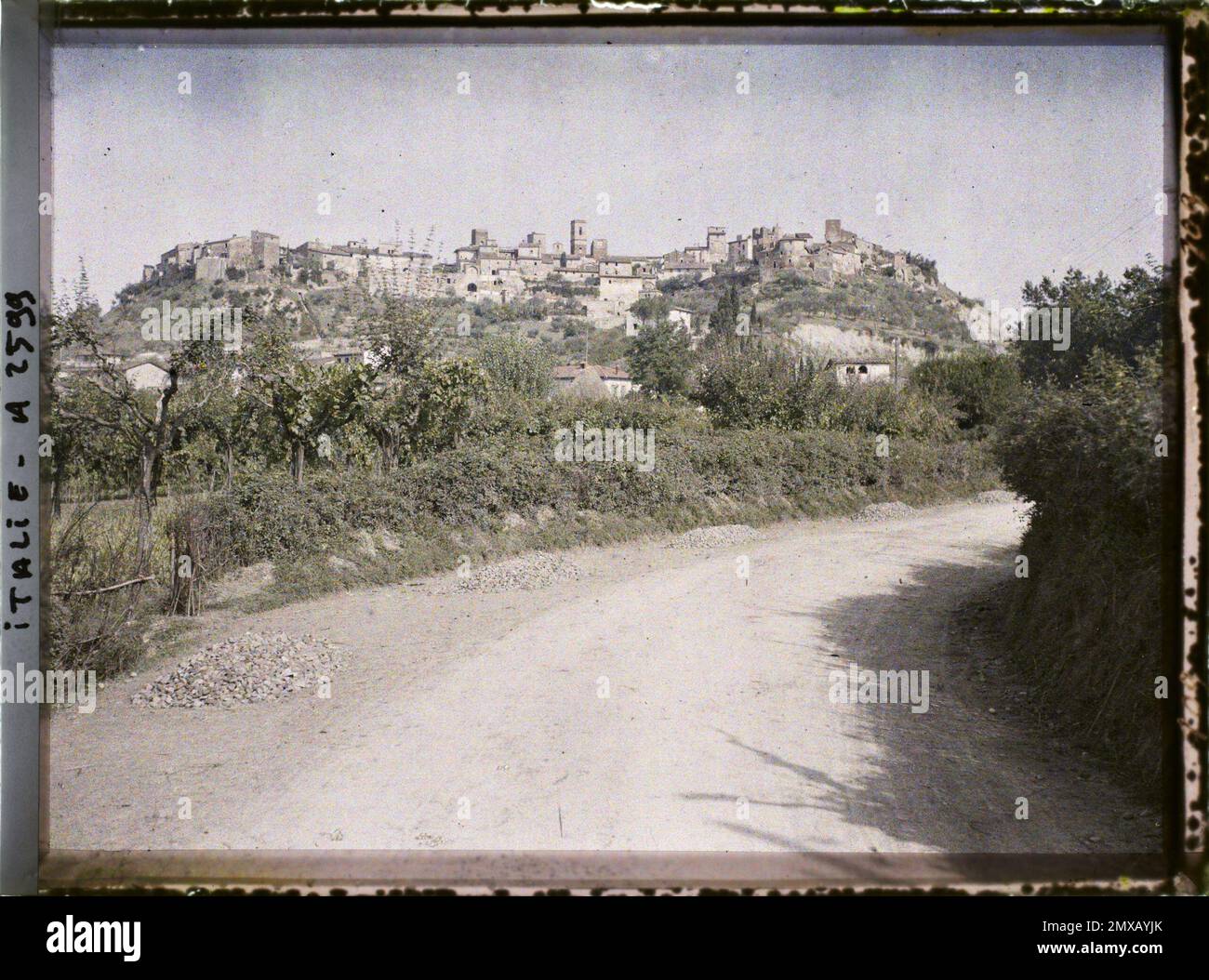 Certaldo, Italy the city seen from the road , 1913 - Balkans, Italy ...