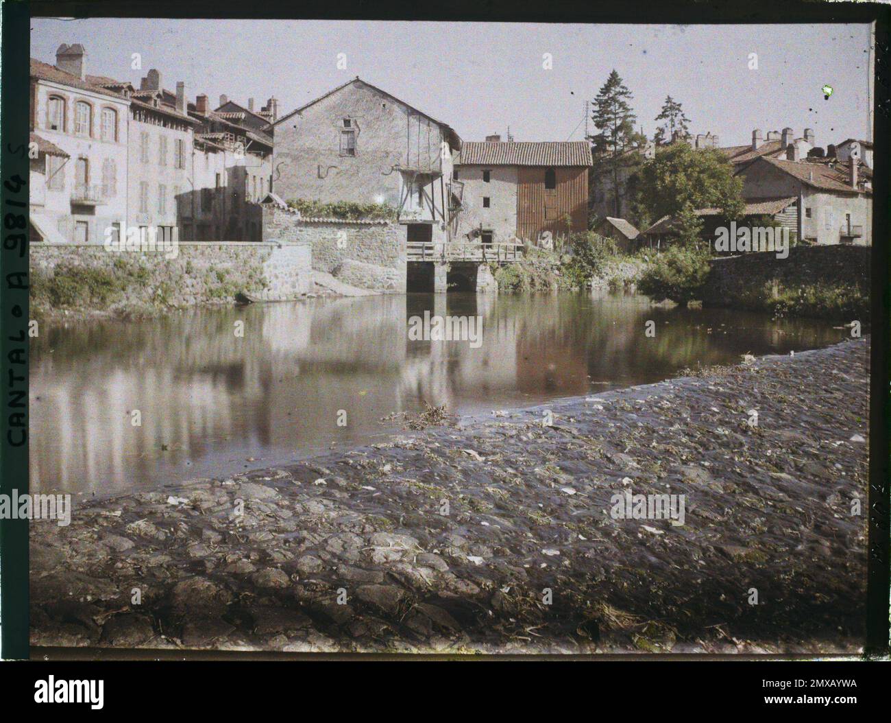 (French - ﻿Aurillac , France La cascade du Gravier , quartier du Pont ...