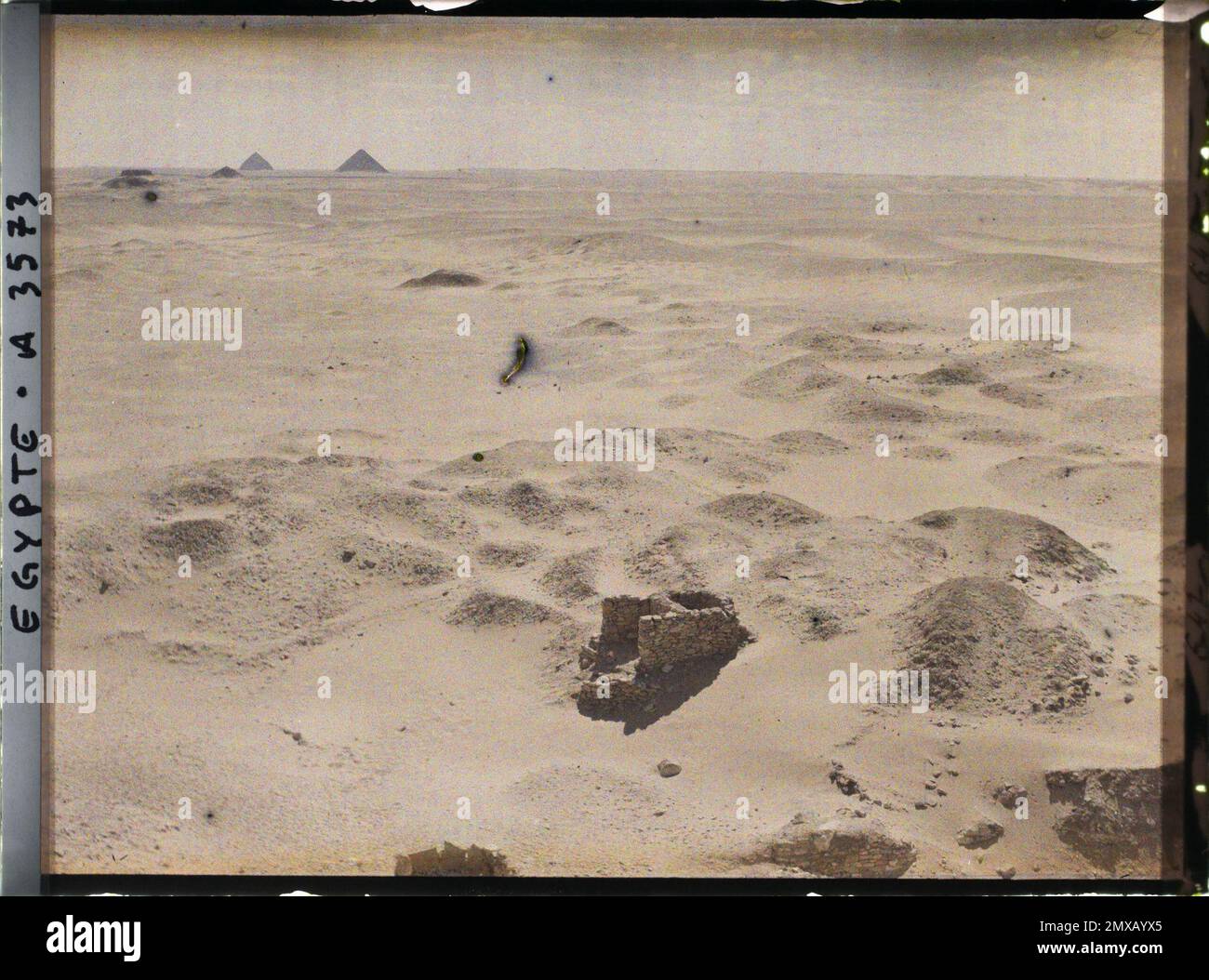 Saqqarah, Egypt, Africa seen from the pyramid of Ounas, last king of ...