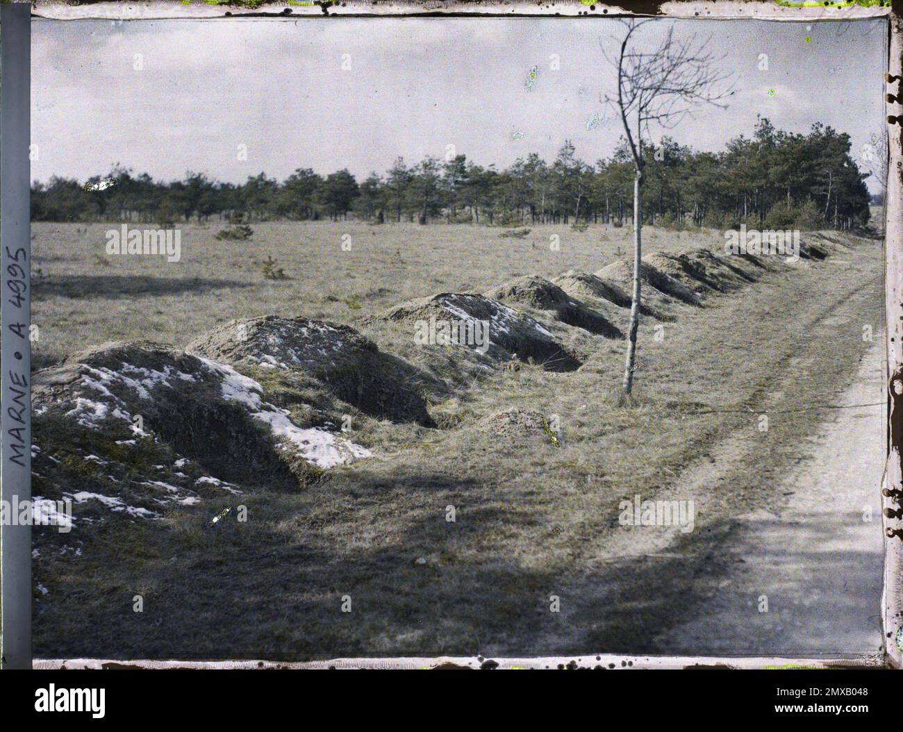 Ecury, Marne, German decayed France of the battle of September 6, 1914 , 1914-1915 - Devastated ...