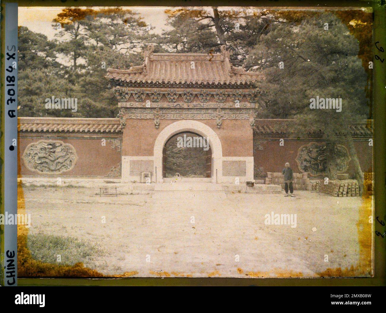 Surroundings of Moukden, China Zhaoling ("luminous tomb"), also called ...