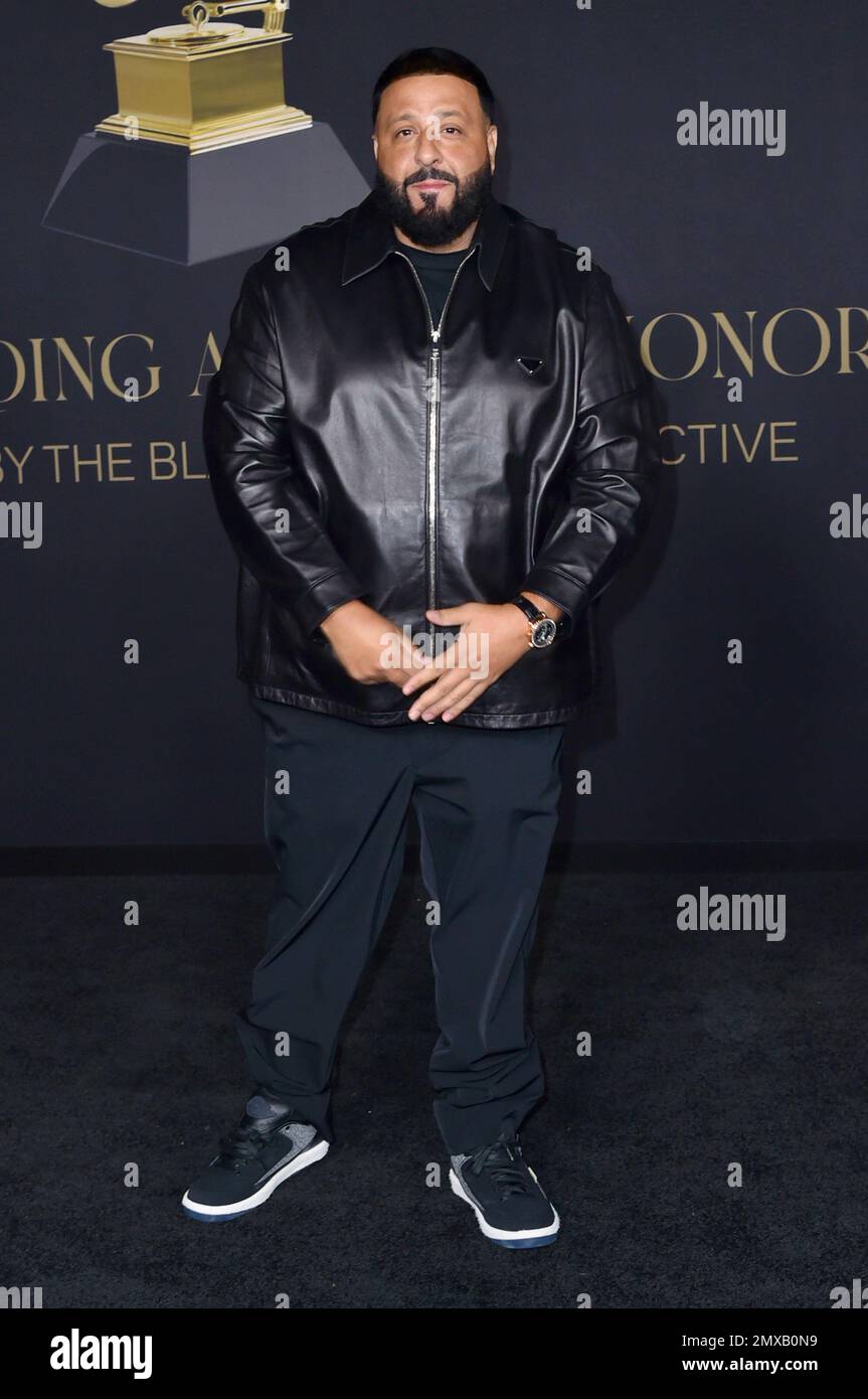 DJ Khaled arrives at the Black Music Collective on Thursday, Feb. 2 ...