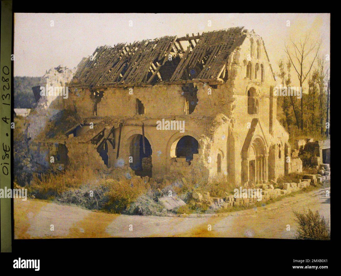 Tracy-le-Val, France , 1917 - Devastated regions, Somme, Oise, Aisne ...