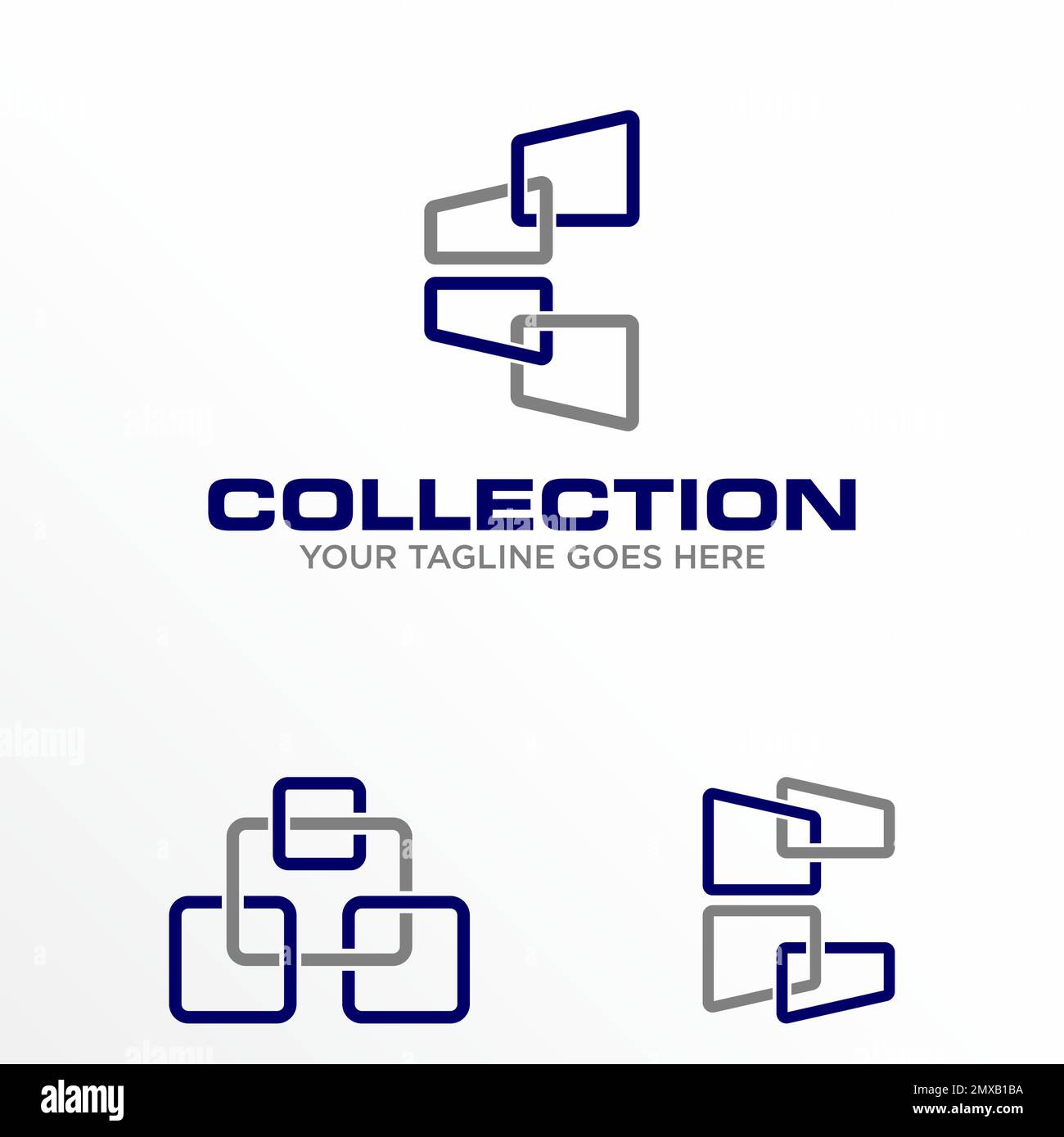 Simple square like Window arrangement image graphic icon logo design abstract concept vector ...