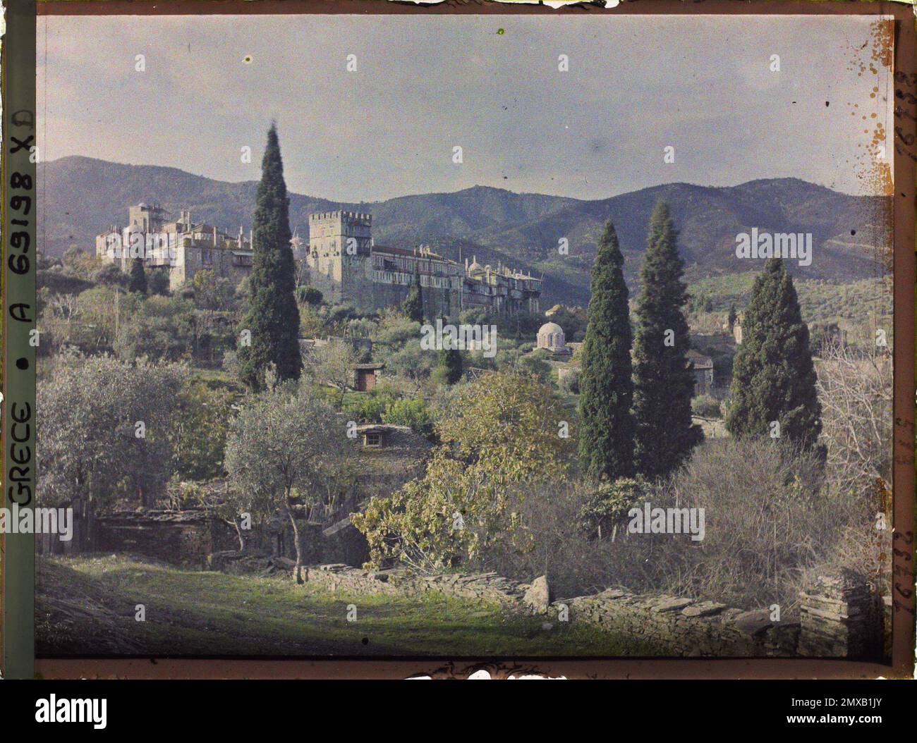The Vatopedi monastery, Greece , 1918 - Greece - Fernand Cuville ...