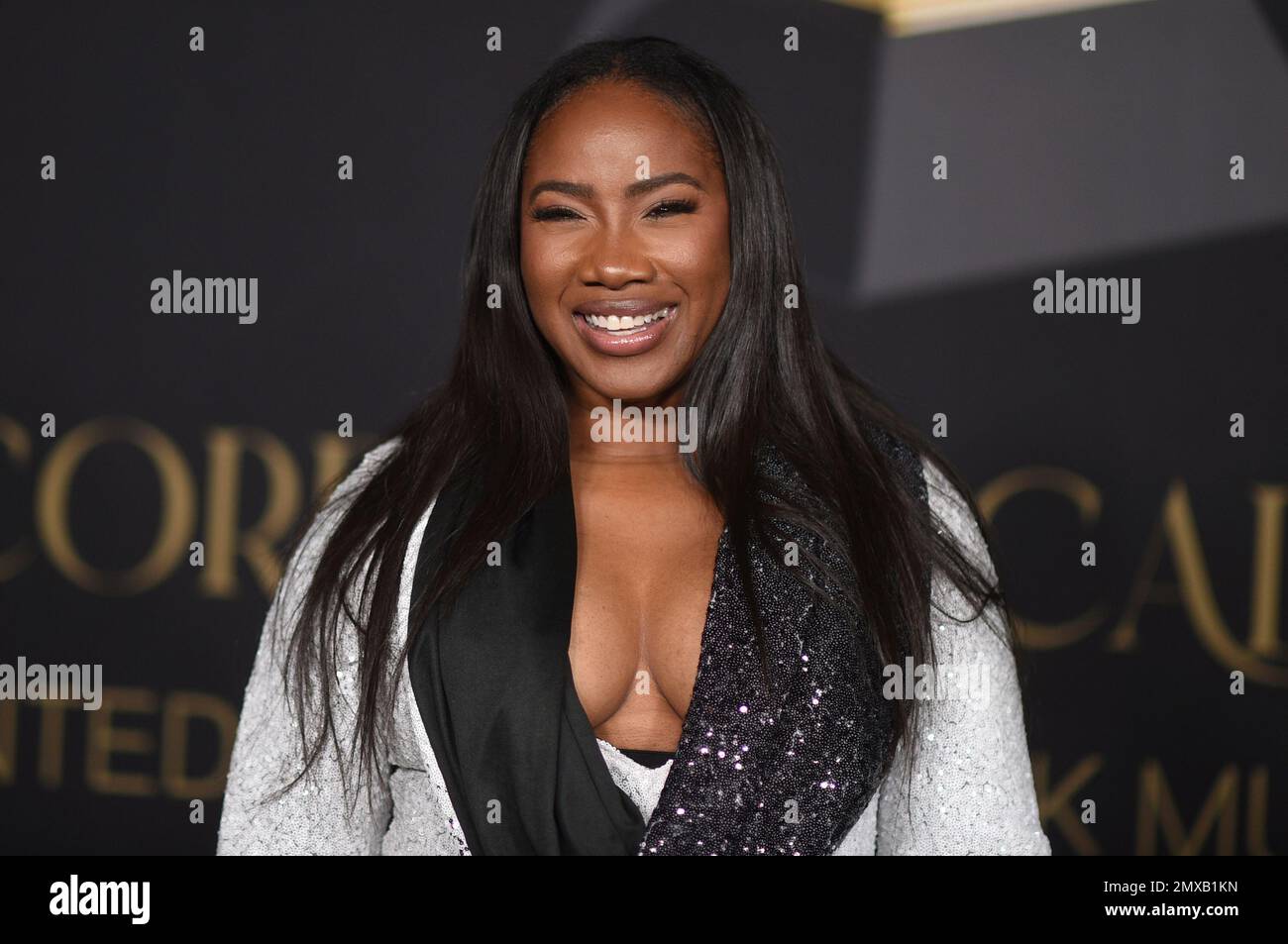 Tarrey Torae arrives at the Black Music Collective on Thursday, Feb. 2, 2023, at The Hollywood ...