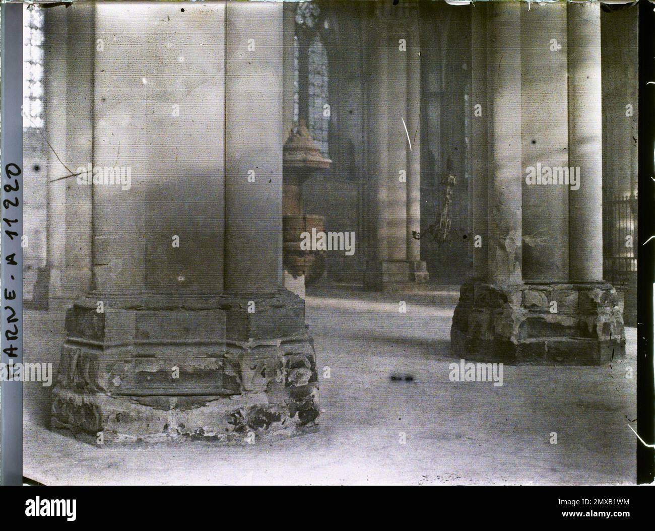 Reims, Marne, Champagne, interior France of the cathedral , 1917 ...