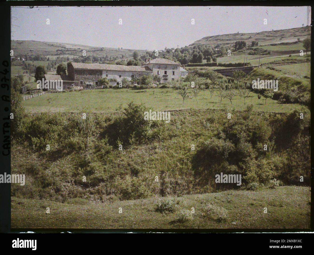 Andelat, France a farm of the hamlet of Sailhant , 1916 - French ...