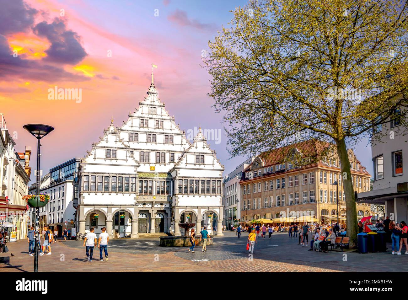 Old city of Paderborn, Germany Stock Photo - Alamy