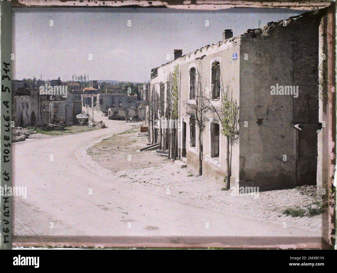Gerbéviller, France , 1914-1915 - Devastated zones, North and East of ...