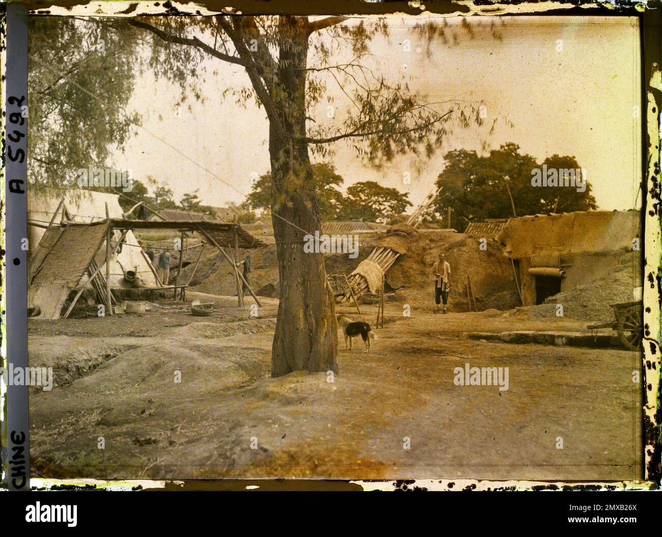 Beijing, China Shishahai district ("Lac des Ten Monasterères") , 1913 ...