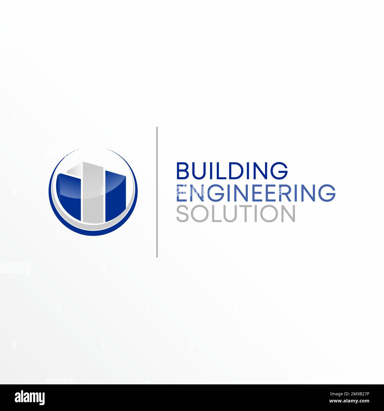 Rectangular Cut Circle line with 3 Buildings image graphic icon logo ...