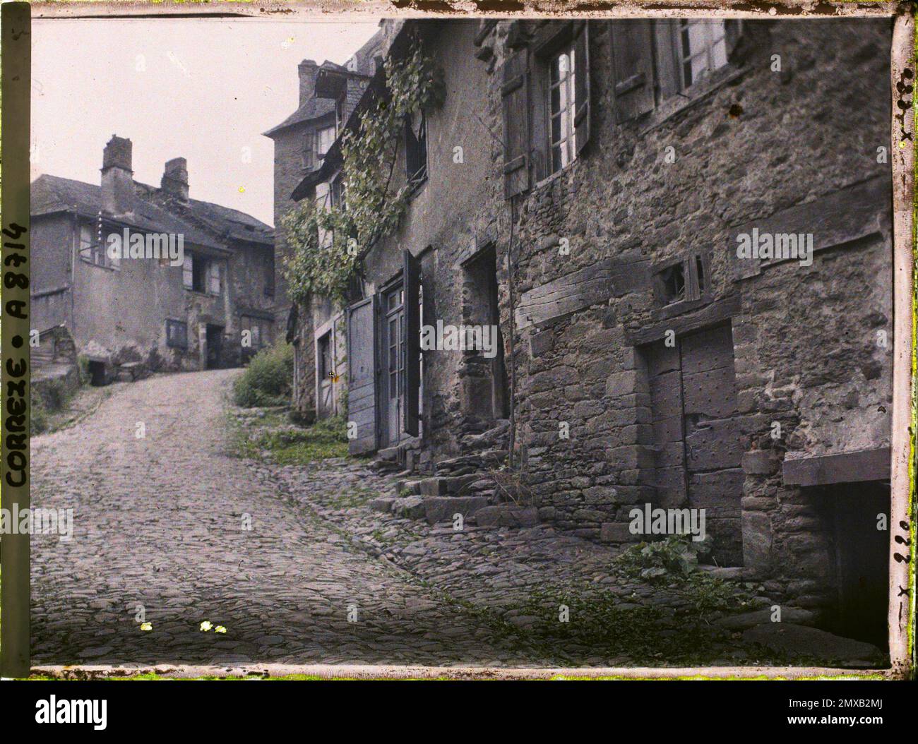 Rural architecture home paved road trellis street neighborhood hi-res ...