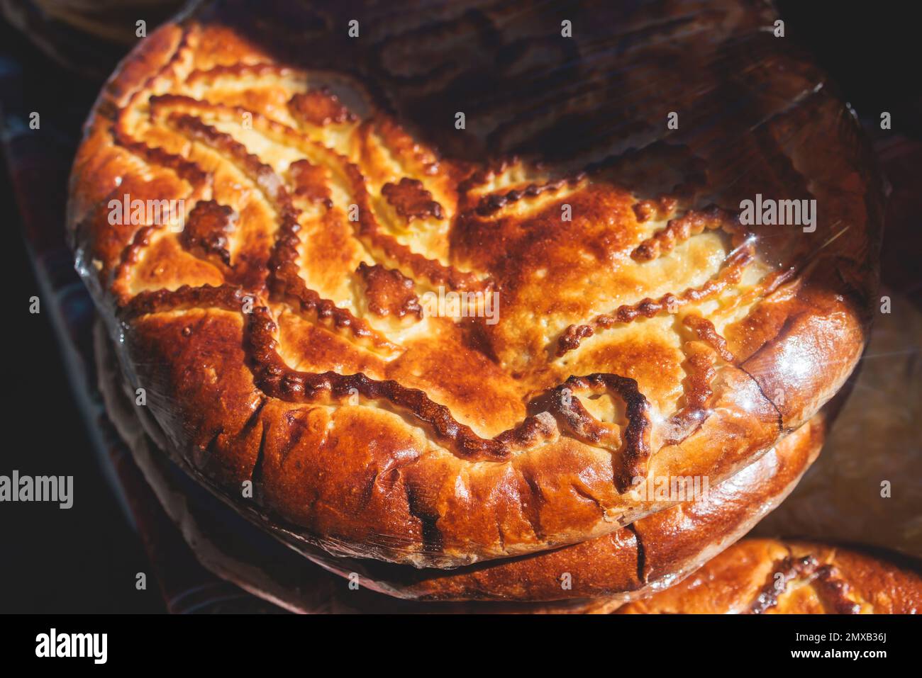 View of traditional armenian local candy sweets delights with ...