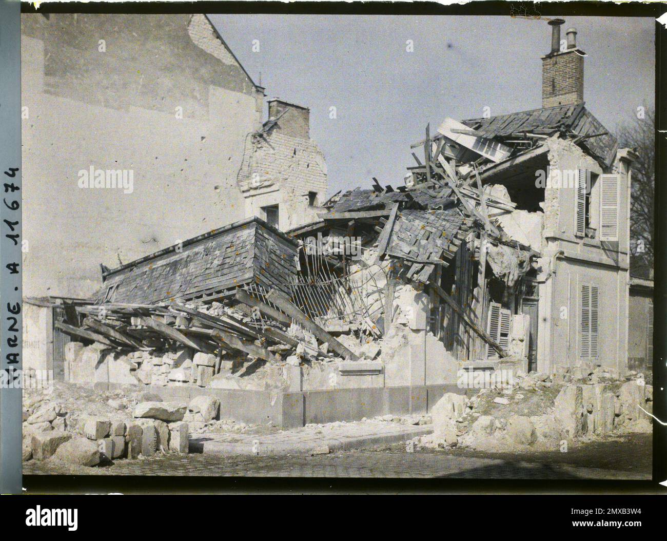 Reims , Marne , Champagne , France , 1917 - Marne - Fernand Cuville ...