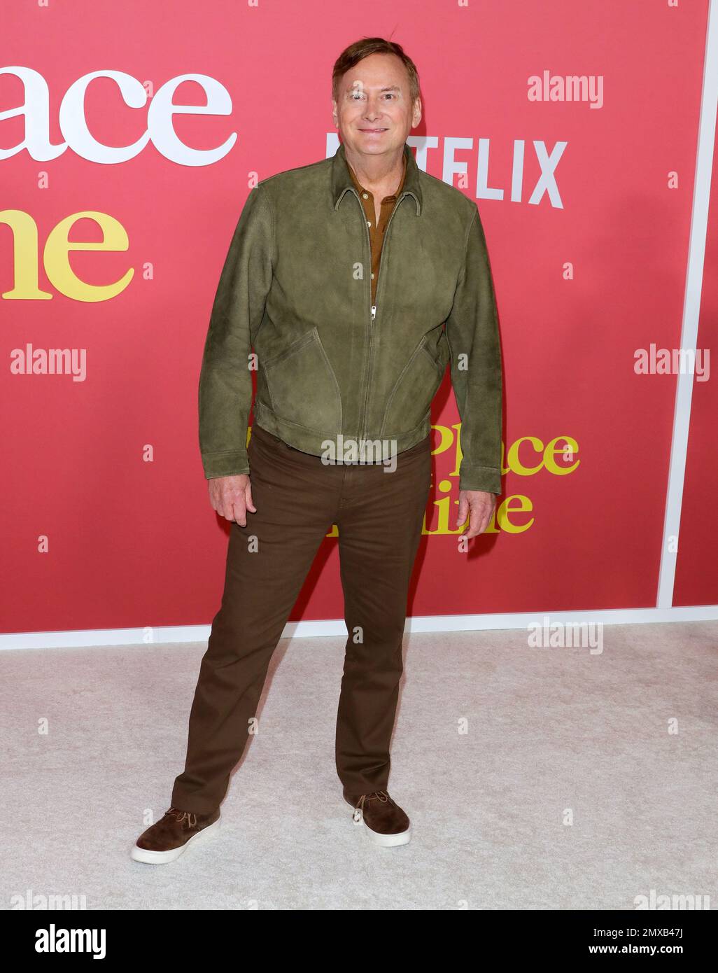 Westwood, CA on Thursday, February 2, 2023. Michael Hitchcock arrives ...