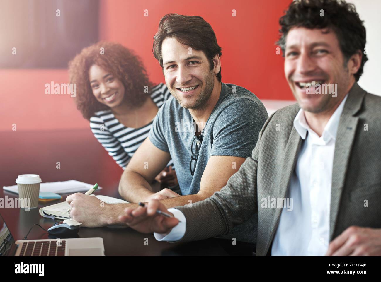 Were a dynamic and diverse team. Portrait of a group of colleagues ...