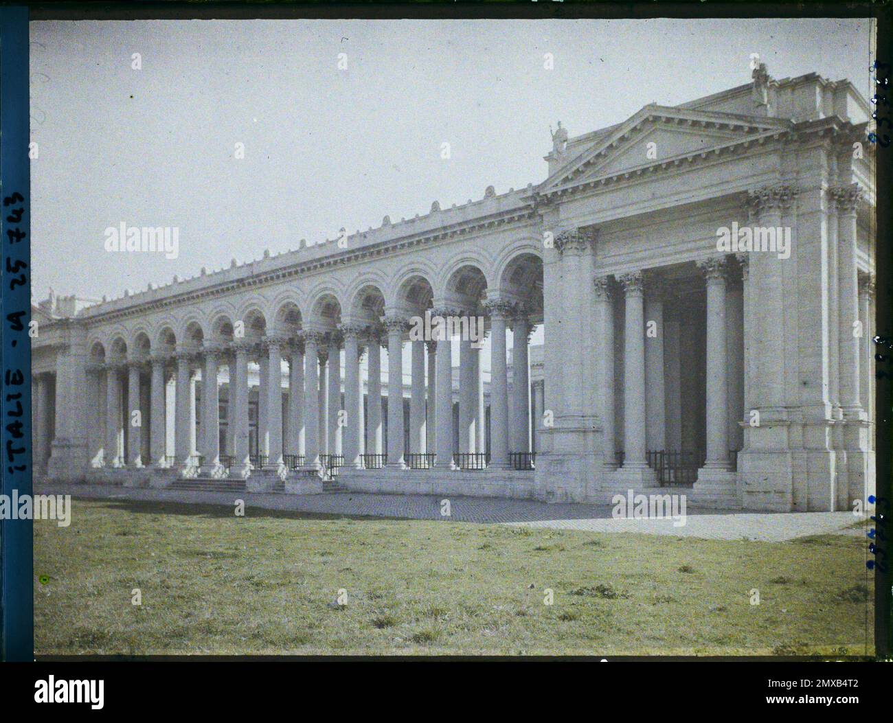 Rome, Italy Basilica Saint-Paul-Hors-les Murs, colonnade , 1921 Cap ...