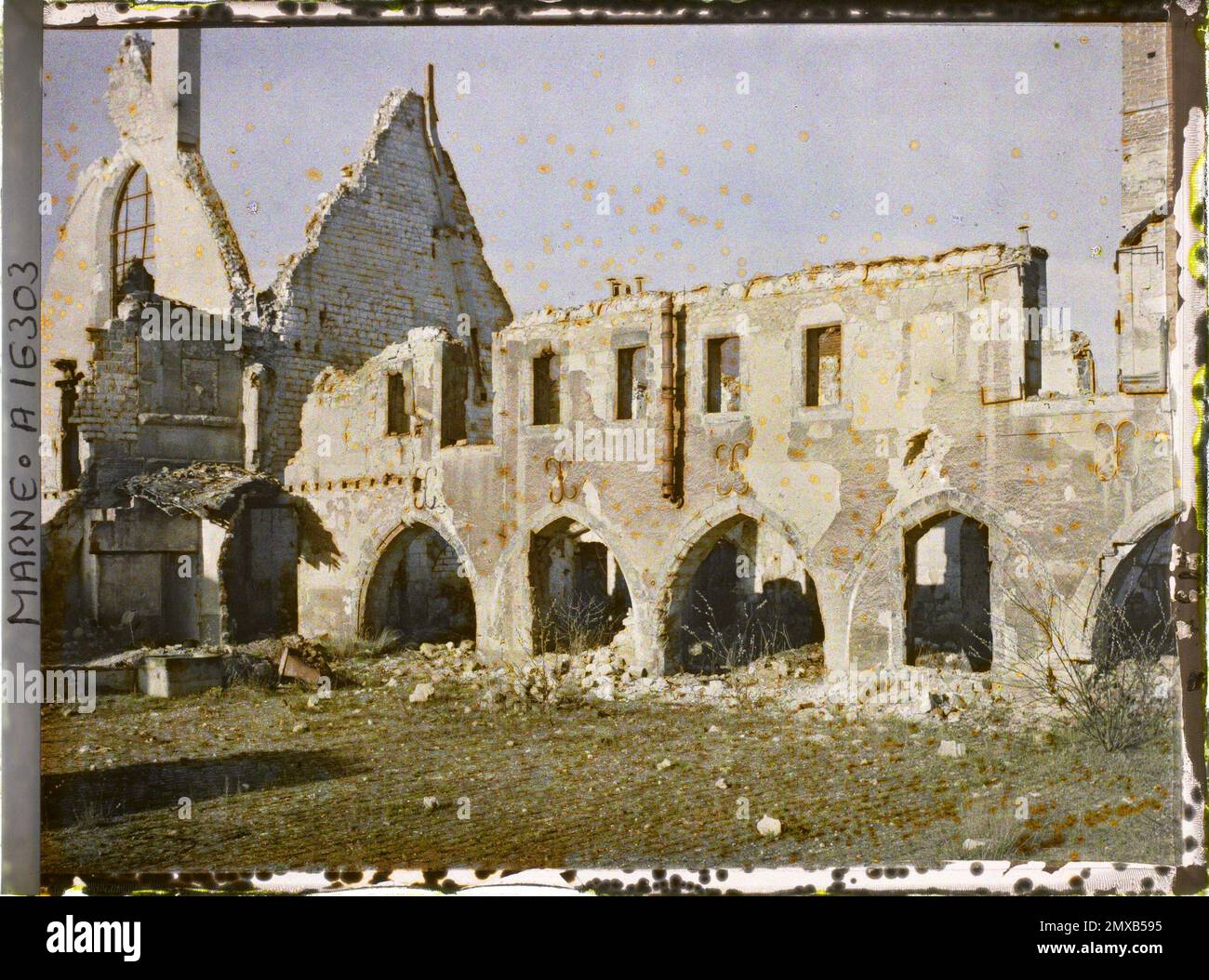 Reims , Marne , Champagne , France , 1919 - Devastated regions, Marne ...