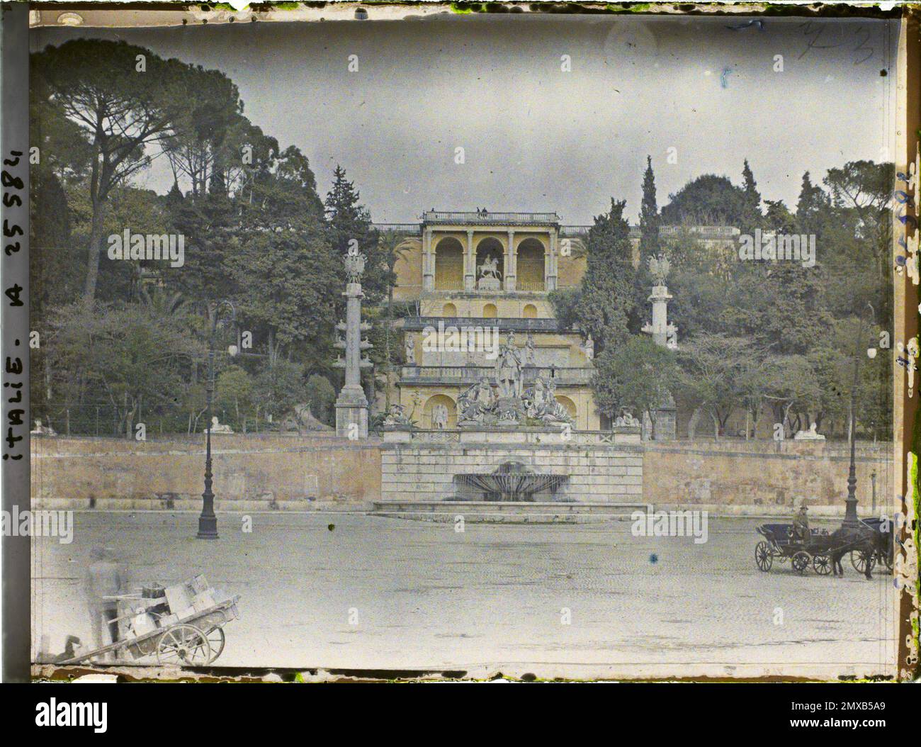 Rome, Italy Piazza del Popolo or Place du Peuple , 1921 Cap Martin ...