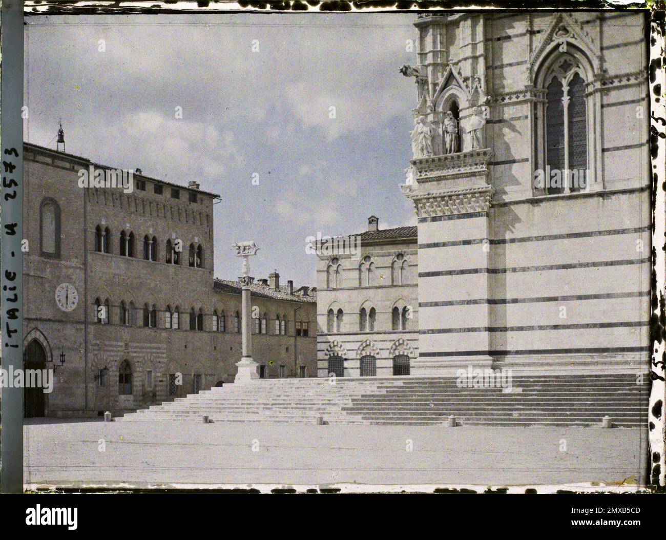 Siena, Italy Place du Dôme , 1913 - Balkans, Italy - Jean Brunhes and ...