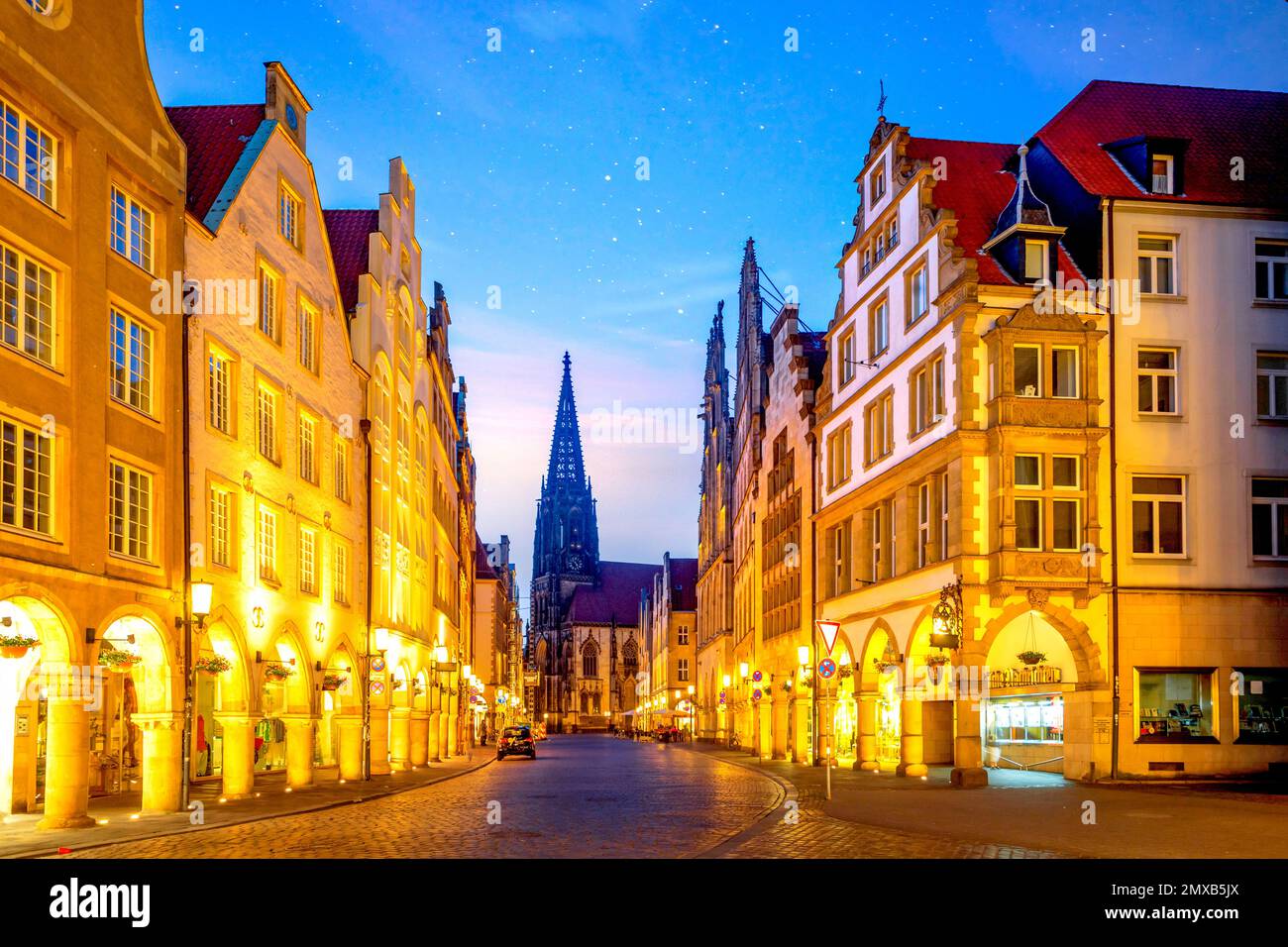 Old city of Muenster, Germany Stock Photo - Alamy
