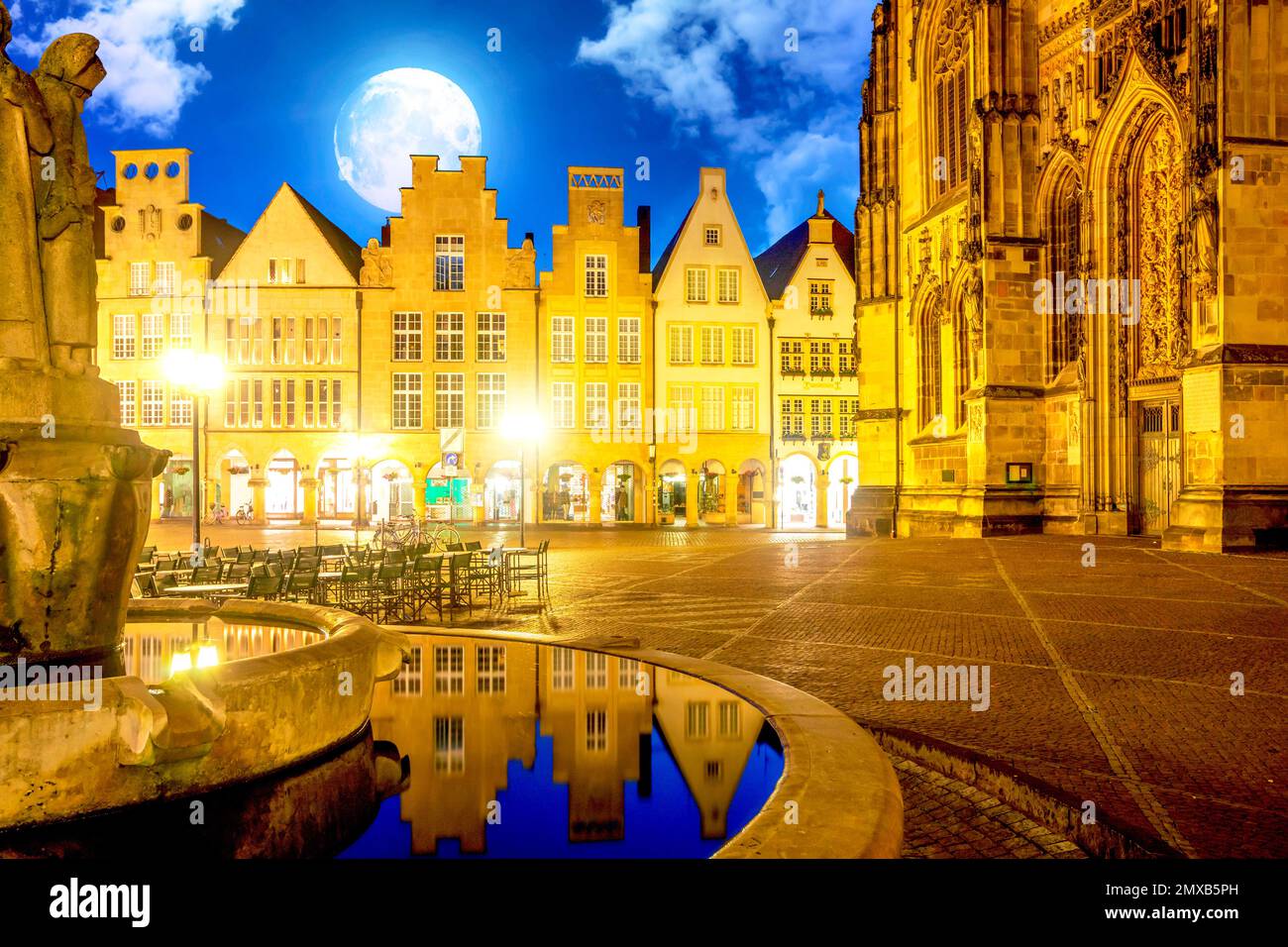 Old city of Muenster, Germany Stock Photo - Alamy