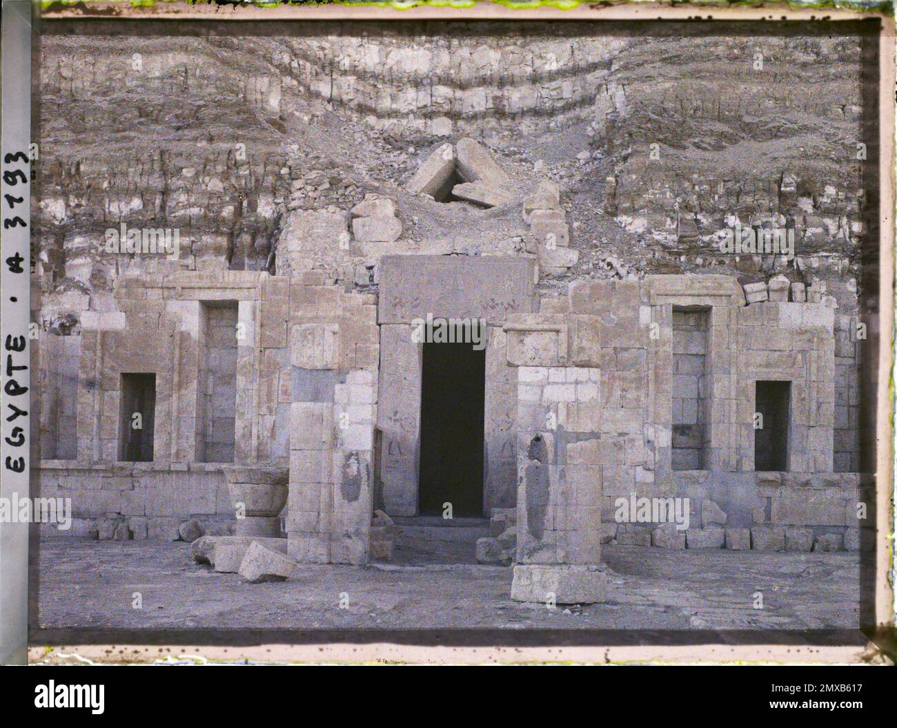 Deir El -Bahari, Egypt, Africa Temple of Hatchepsout - View of the ...