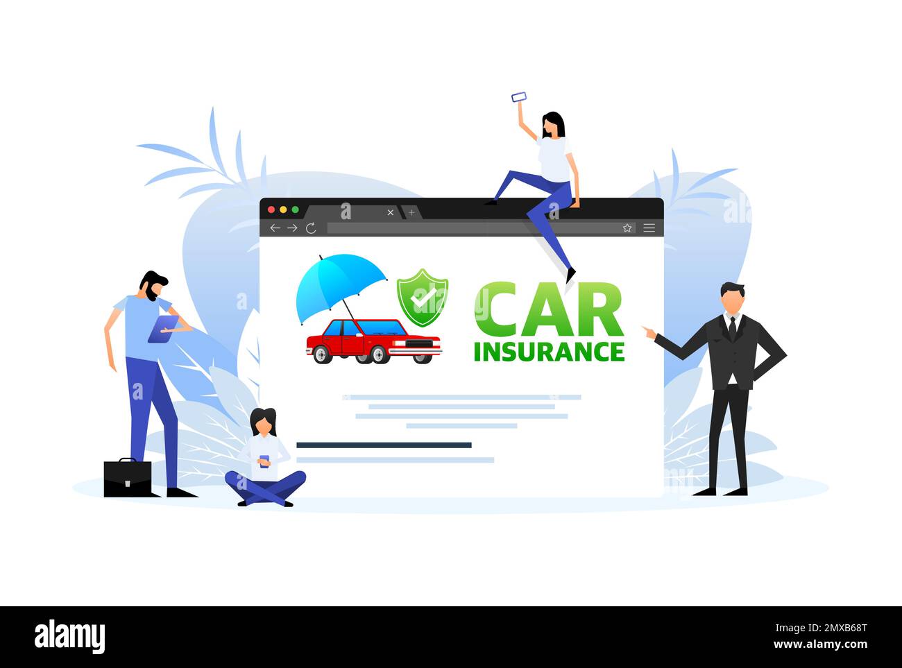 Company vehicle insurance Cut Out Stock Images & Pictures - Alamy