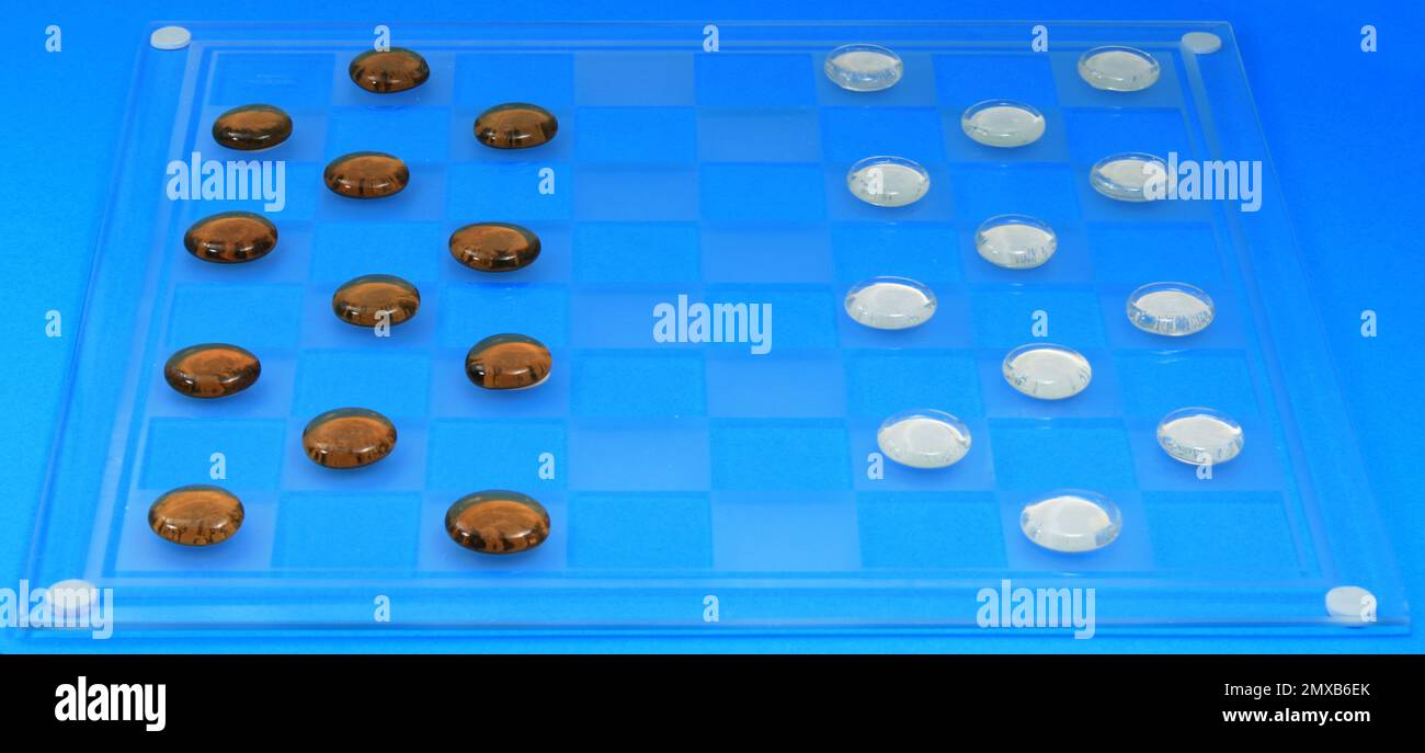 Glass Checker Board Stock Photo - Alamy