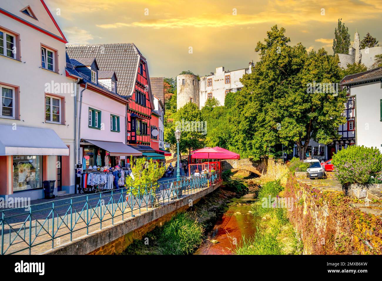 Old city of Bad Muenstereifel, germany Stock Photo - Alamy