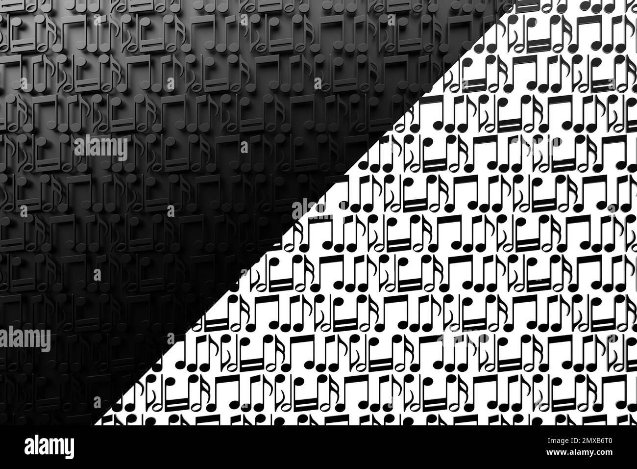 Simple Black And White Music Designs
