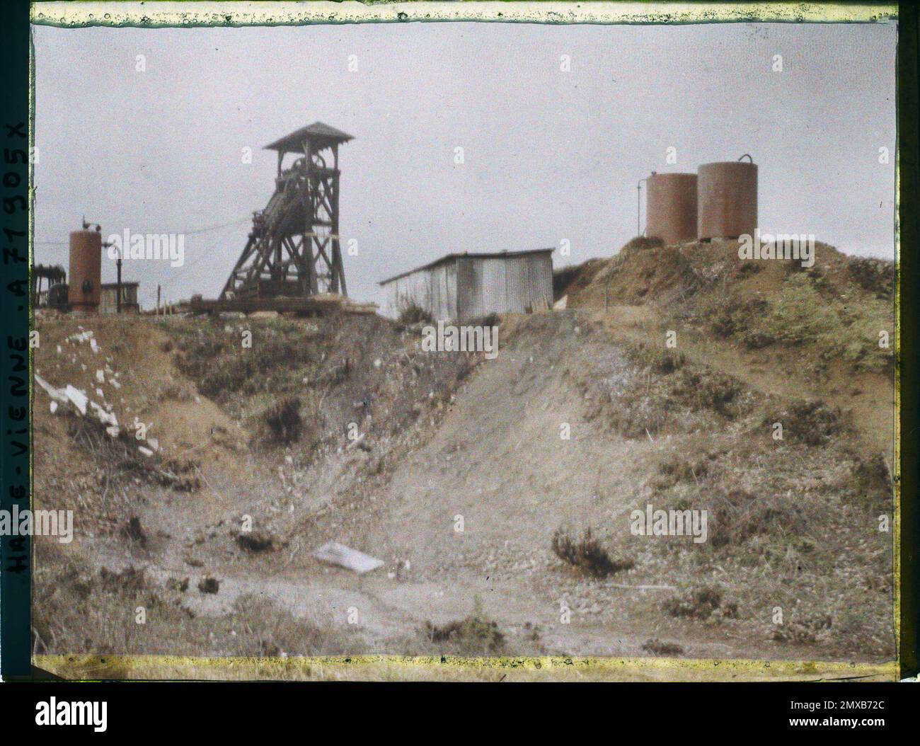 Factory workshop mining resources tower rubble habitat architecture ...