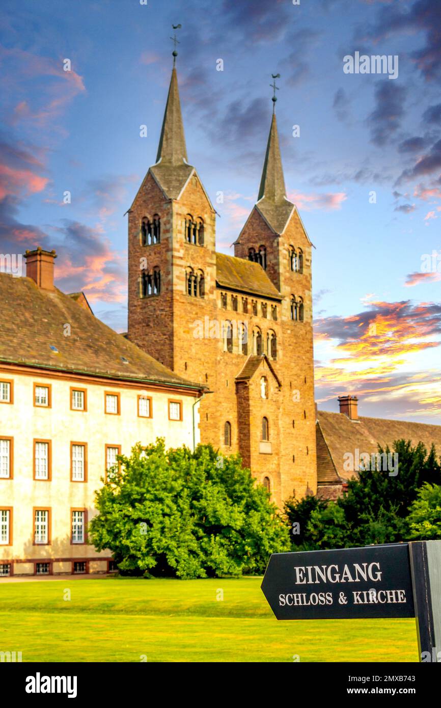 Abbey Corvey, Hoexter, Germany Stock Photo - Alamy