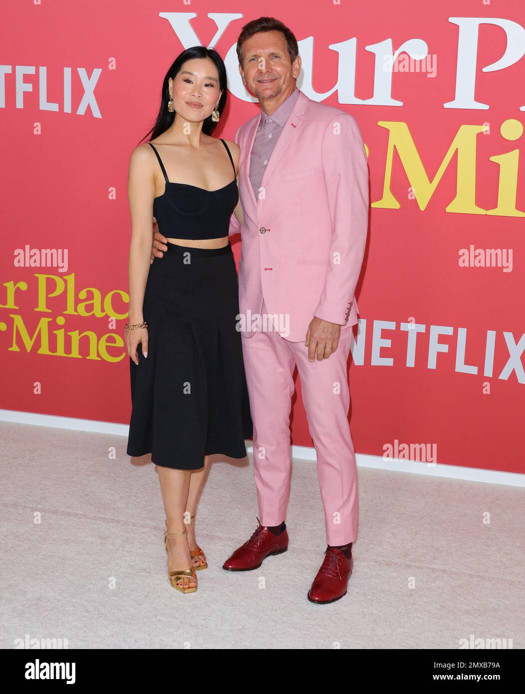 Westwood, USA. 02nd Feb, 2023. Sebastian Roche, Alicia Hannah Kim ...