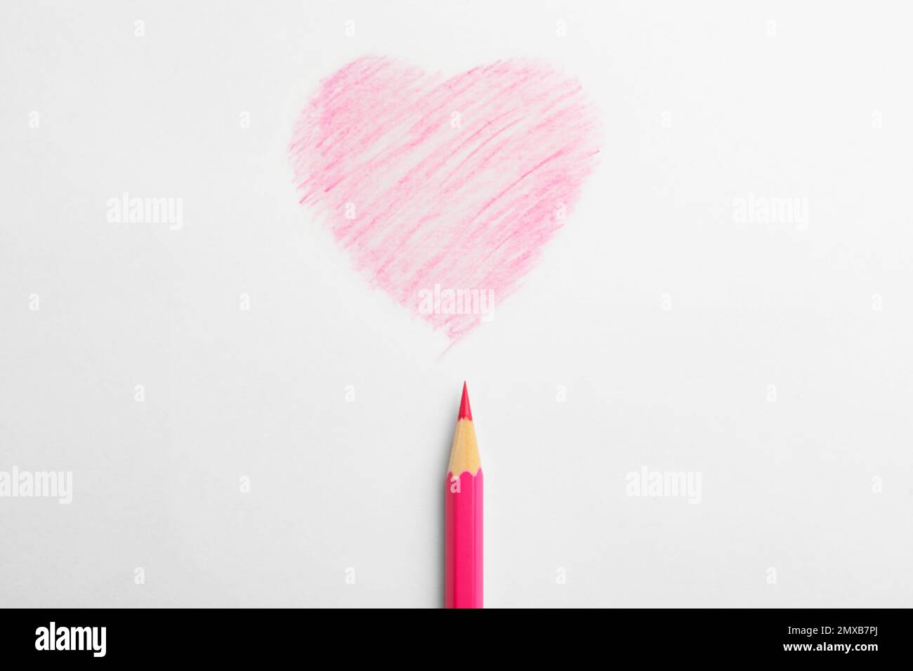 Color pencil drawing symbol heart hi-res stock photography and images ...