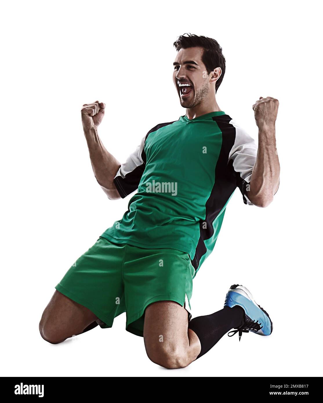 Football scream action hi-res stock photography and images - Alamy