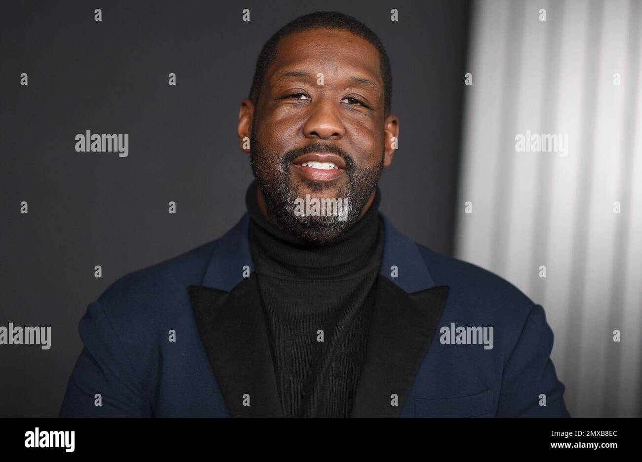 Adam Blackstone arrives at the Black Music Collective on Thursday, Feb ...