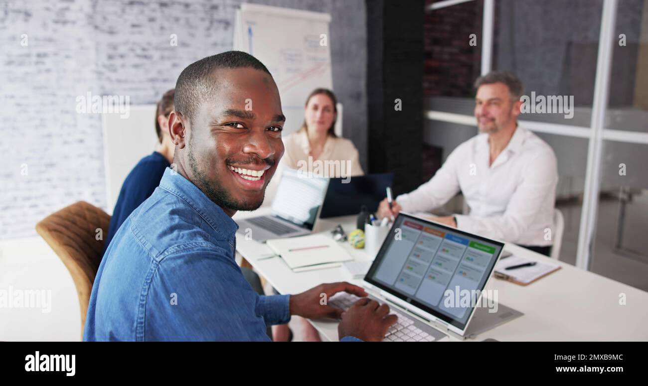 Diverse Multicultural Group Of People In Business Meeting Stock Photo ...