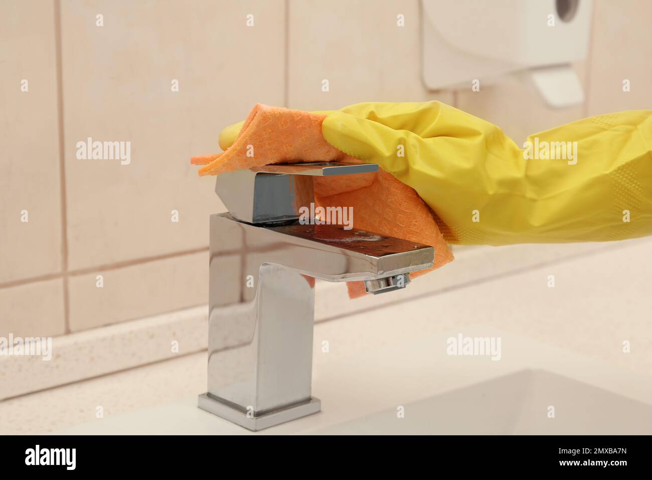 Person in restroom hi-res stock photography and images - Alamy