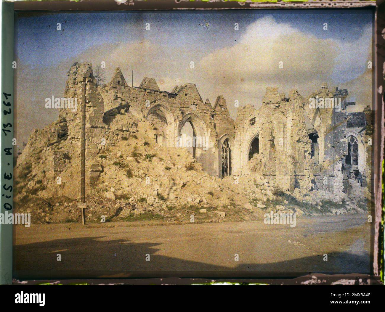 Lassigny , France , 1917 - Devastated regions, Somme, Oise, Aisne ...