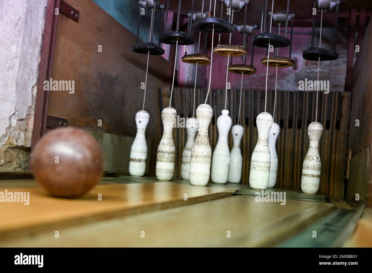 Berlin, Germany. 01st Feb, 2023. Bowling alley "Zum Kegel" in Berlin ...