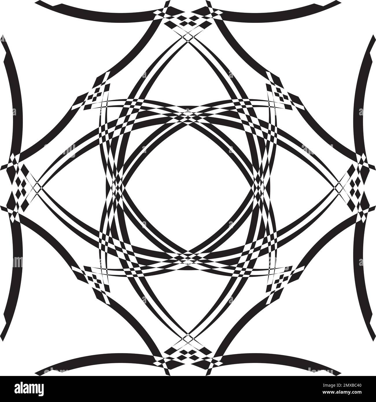 Abstract arabesque black schield fence element frame project designer ...