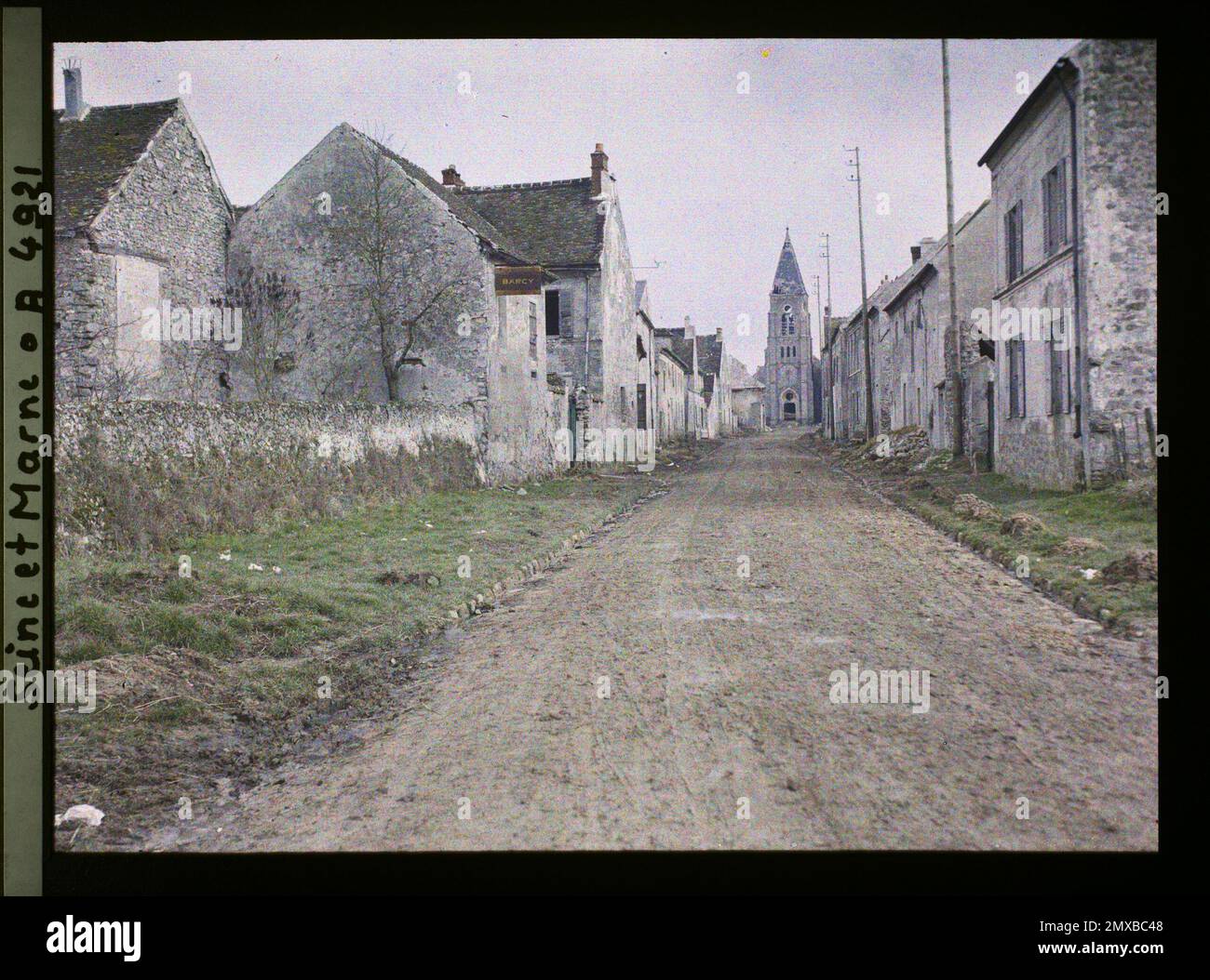 Barcy , France , 1914-1915 - Devastated zones, North and East of France ...