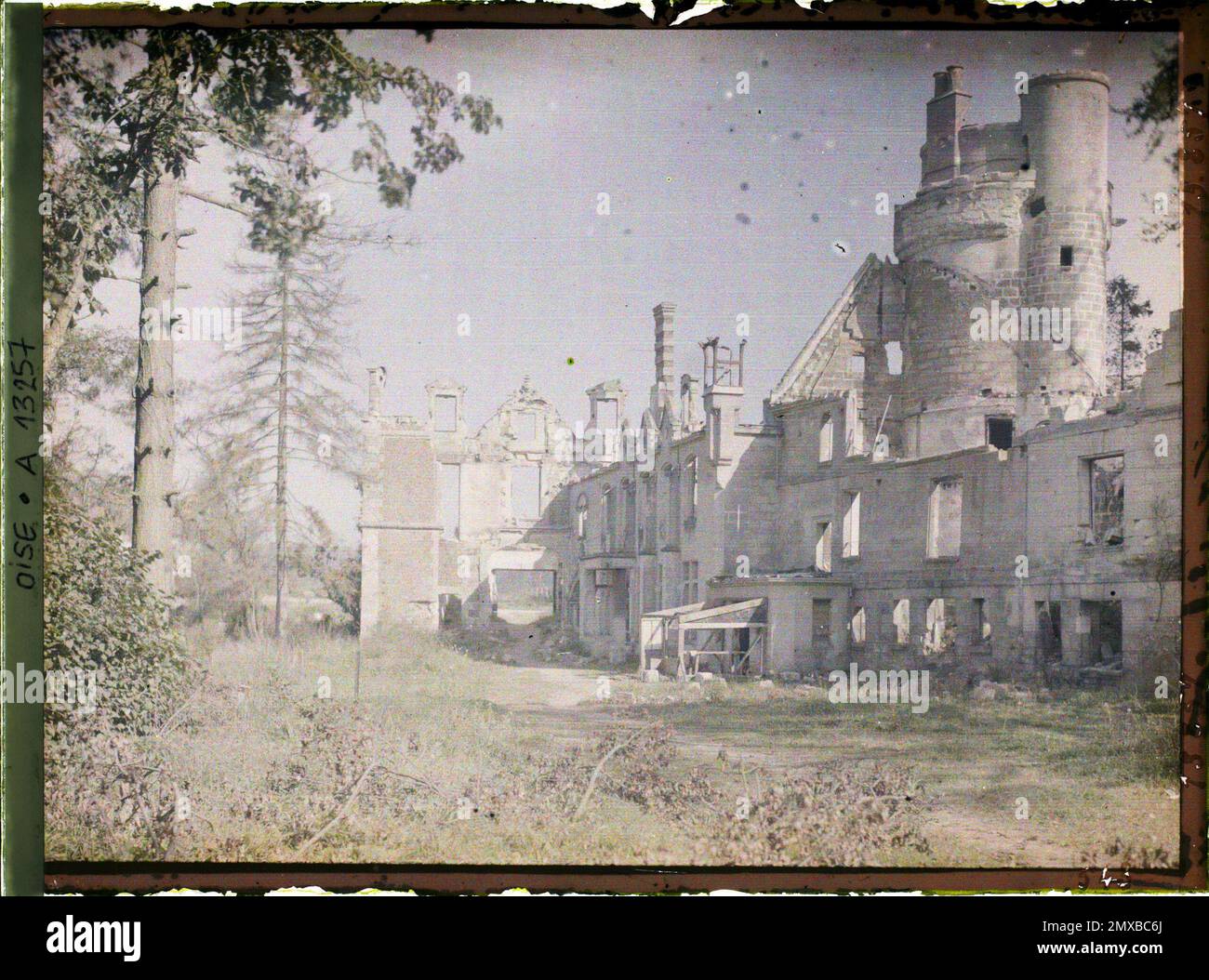 Dives , France , 1917 - Devastated regions, Somme, Oise, Aisne ...