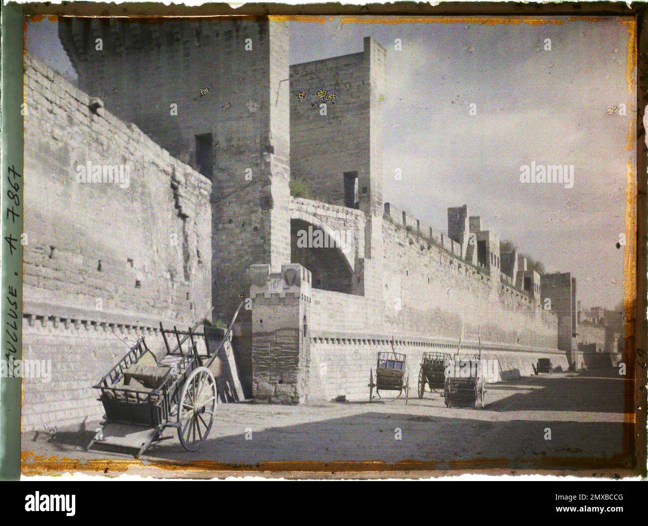 Avignon, France the interior of the ramparts , 1916 - French provinces ...