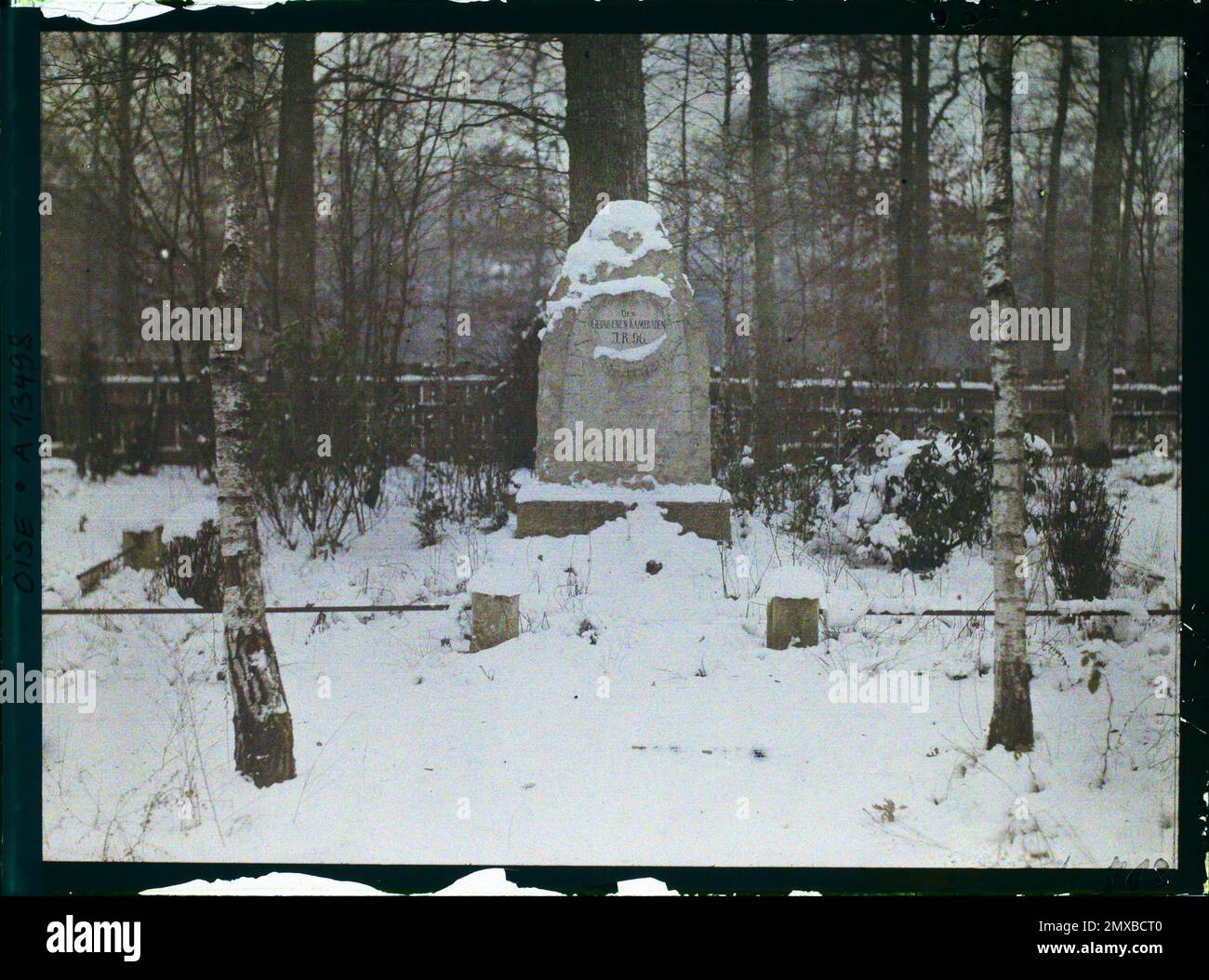 Bailly , France , 1917 - Devastated regions, Somme, Oise, Aisne ...