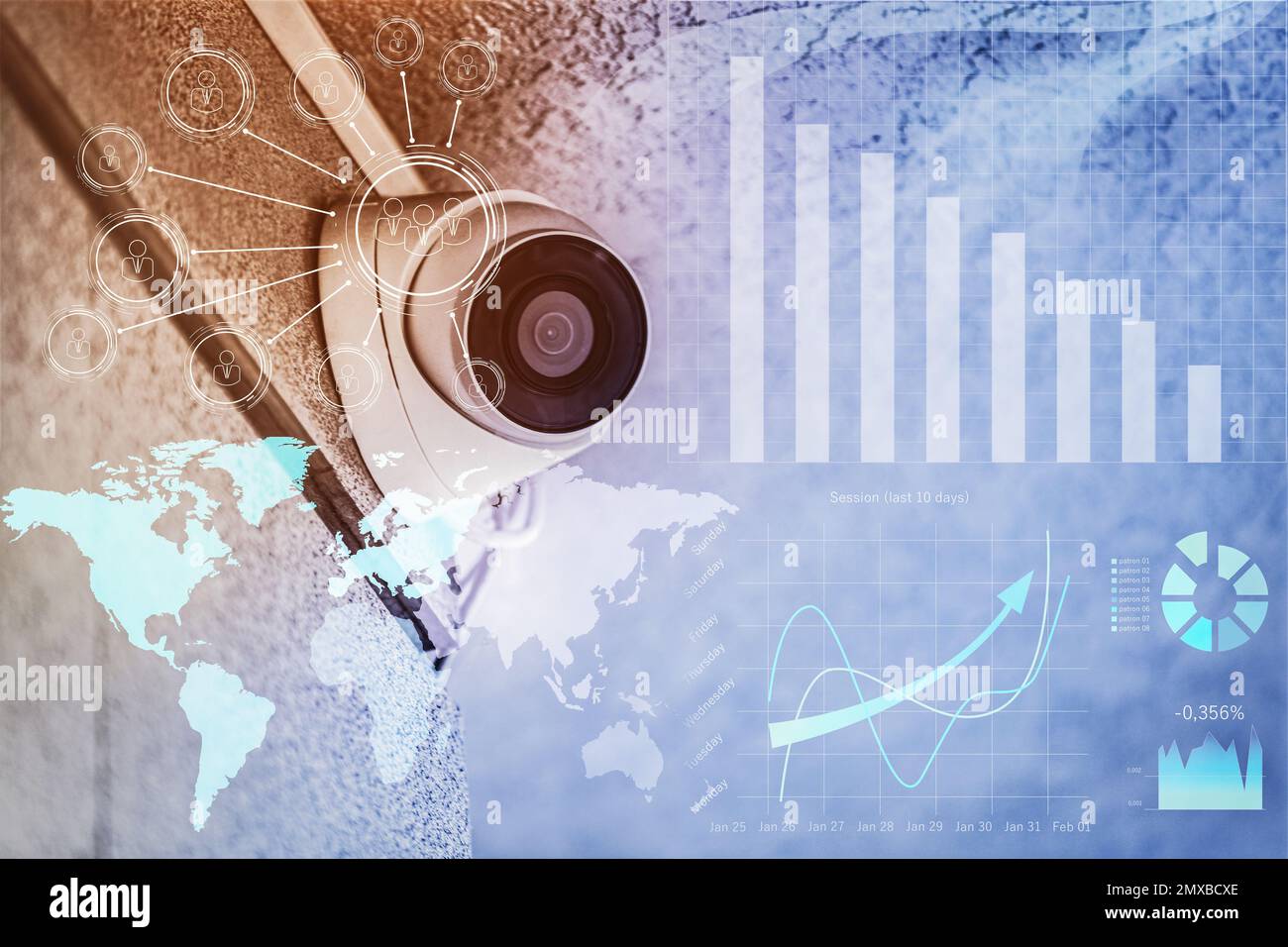 Monitoring system graphics hi-res stock photography and images - Alamy